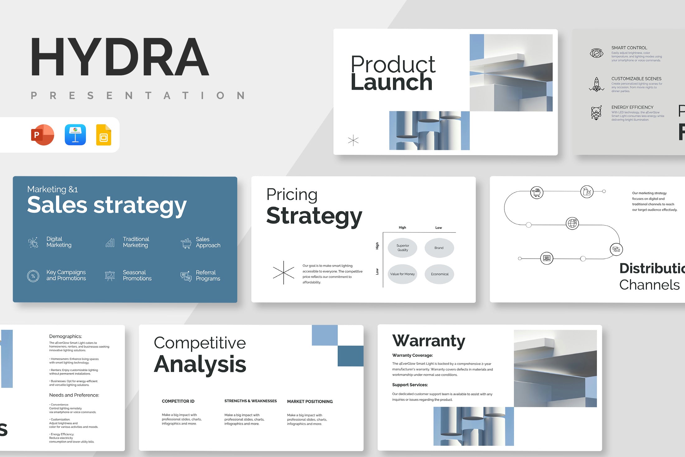 Hydra Product Launch Presentation – Slidewalla