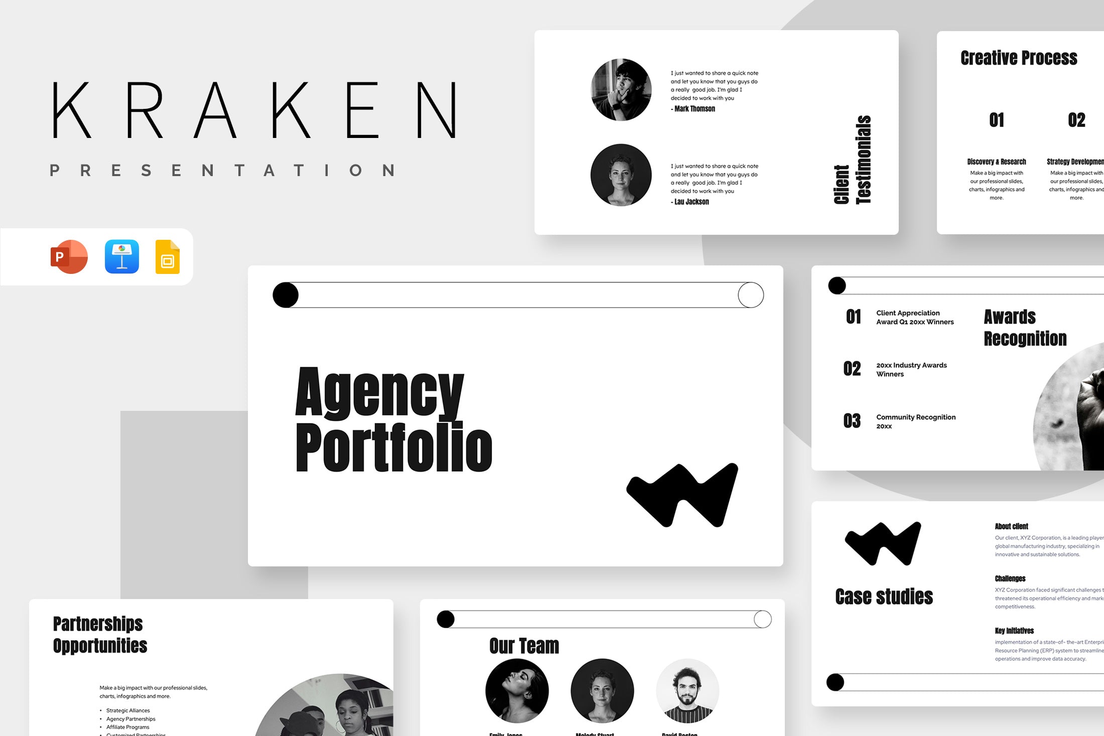 Kraken Agency Portfolio Presentation – Slidewalla