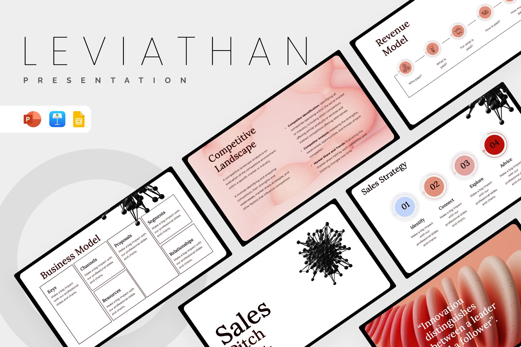 Leviathan Sales Pitch Deck Presentation – Slidewalla