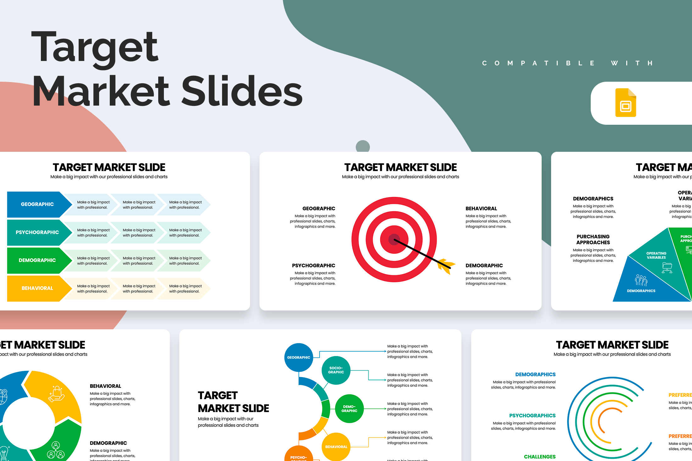 Target Market Google Slides Template – Slidewalla