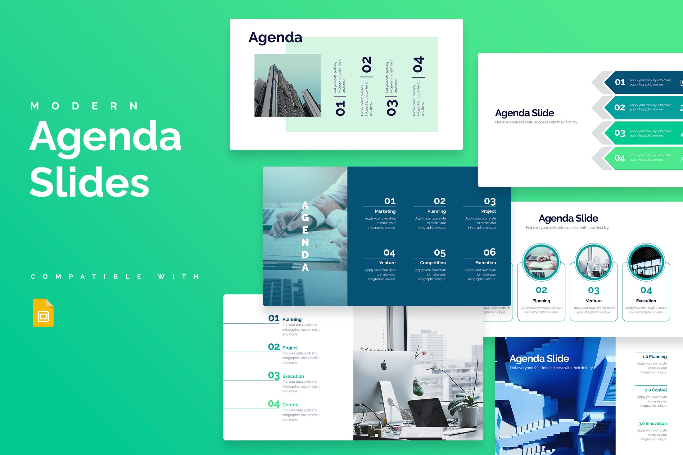 Agenda Google Slides Infographics – Slidewalla