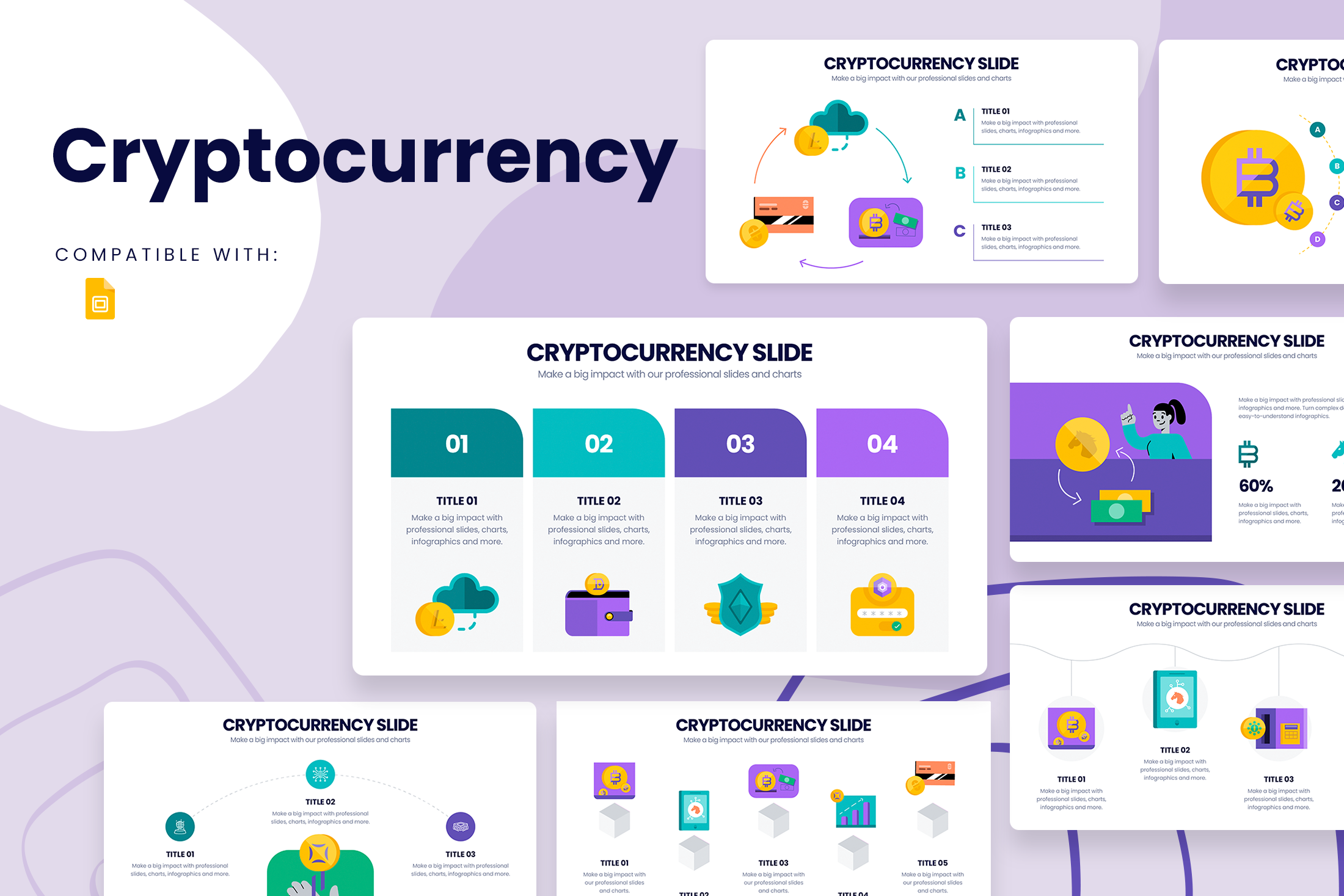 Cryptocurrency Google Slides Infographic Template – Slidewalla