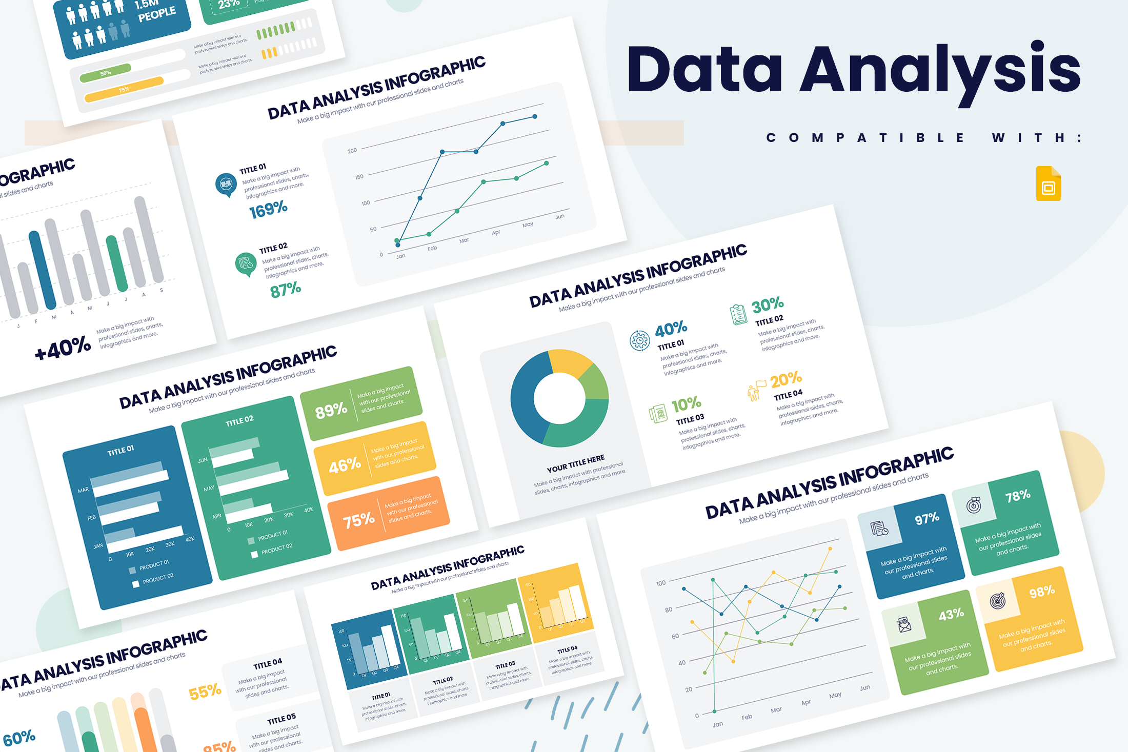 Data Analysis Google Slides Infographic Template – Slidewalla