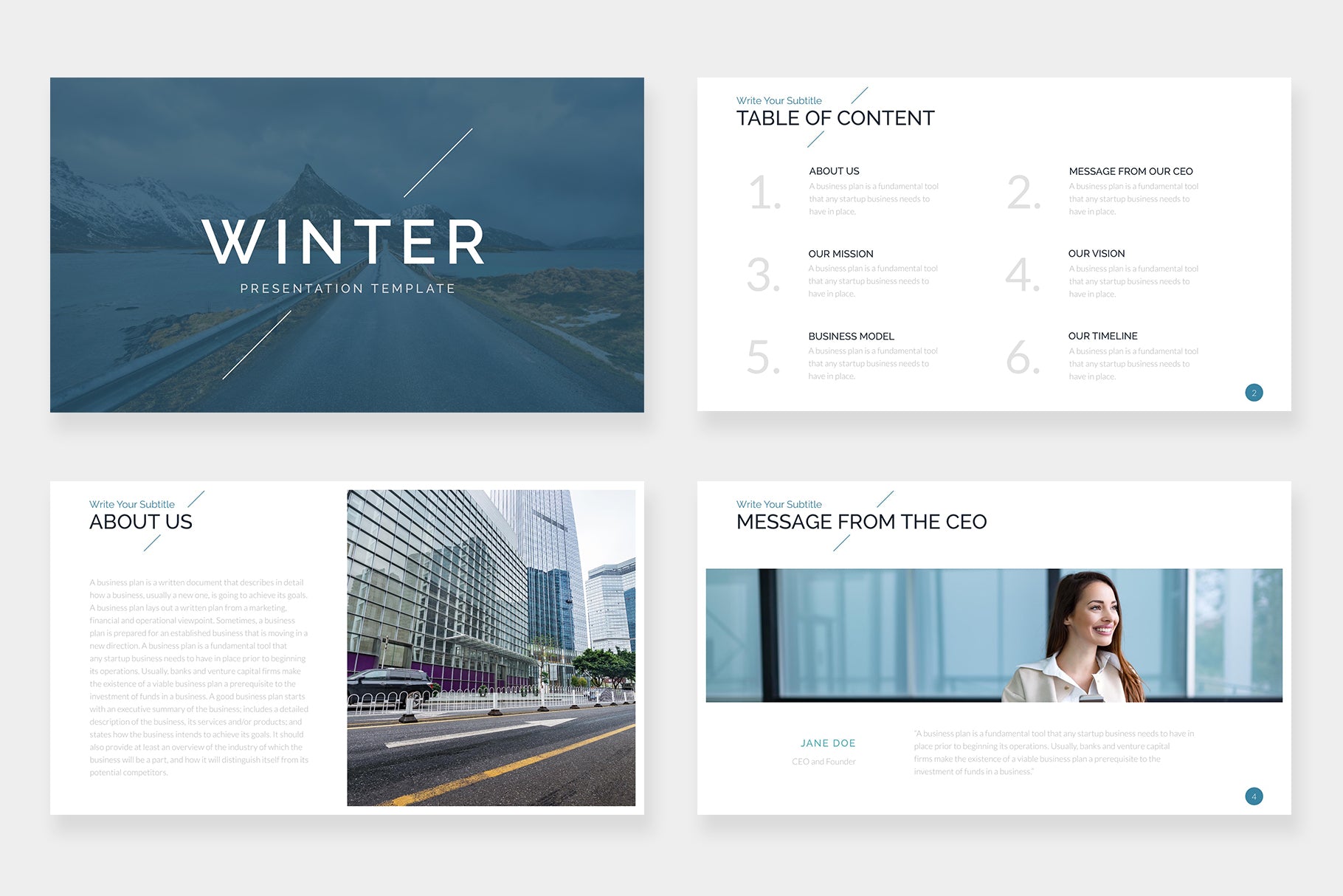Winter Google Slides Template – Slidewalla