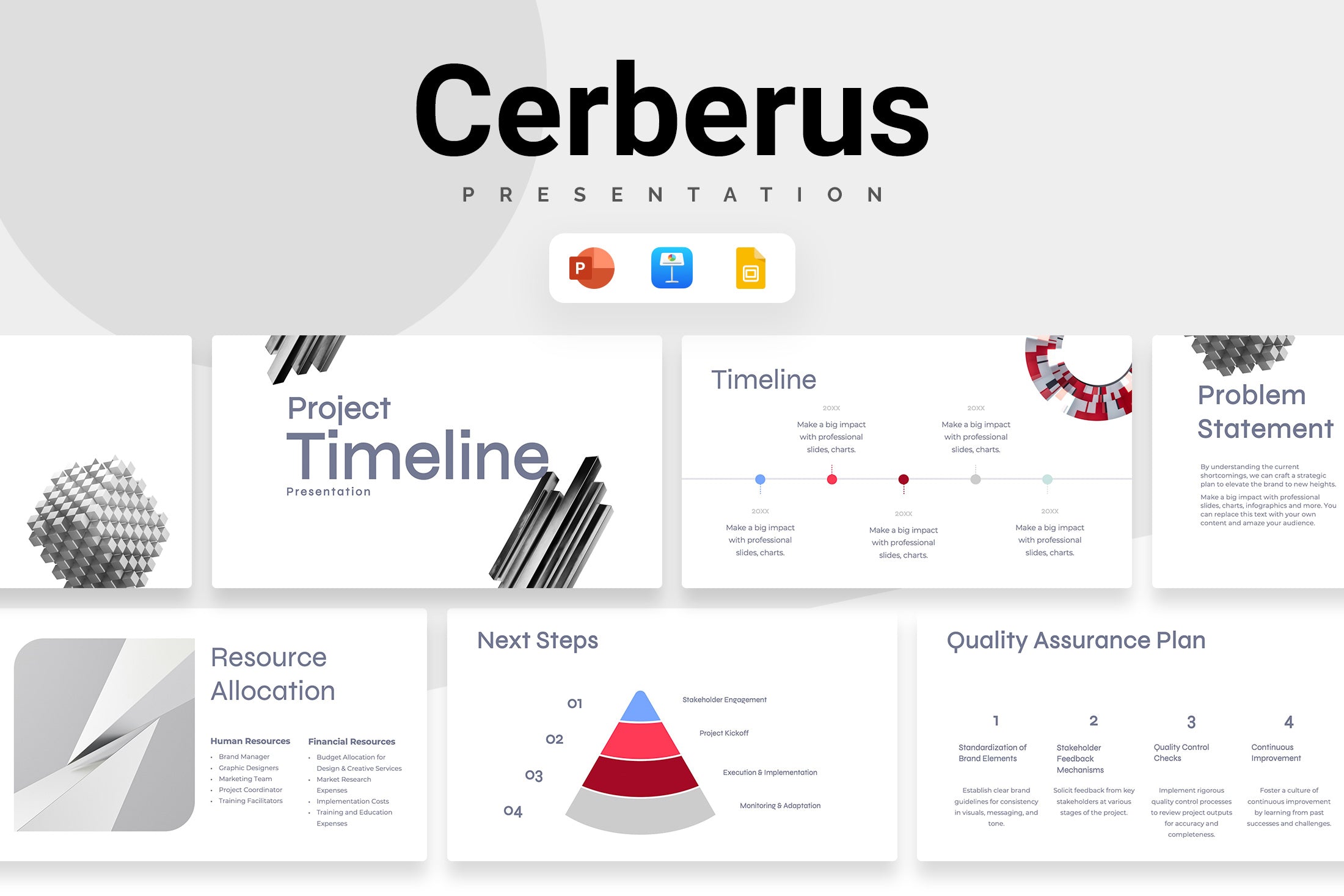 Cerberus Project Timeline Presentation – Slidewalla