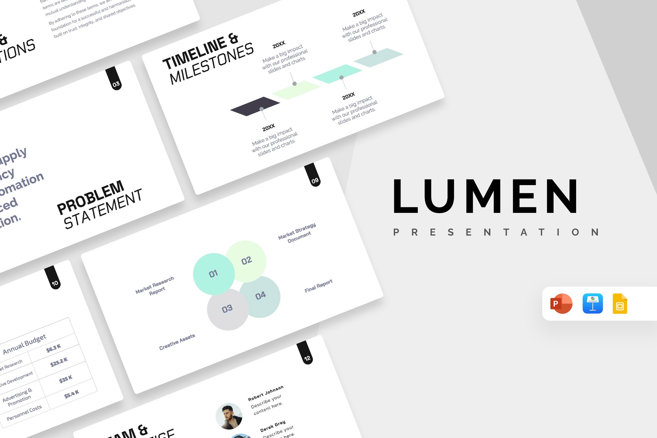Lumen Marketing Proposal Presentation – Slidewalla