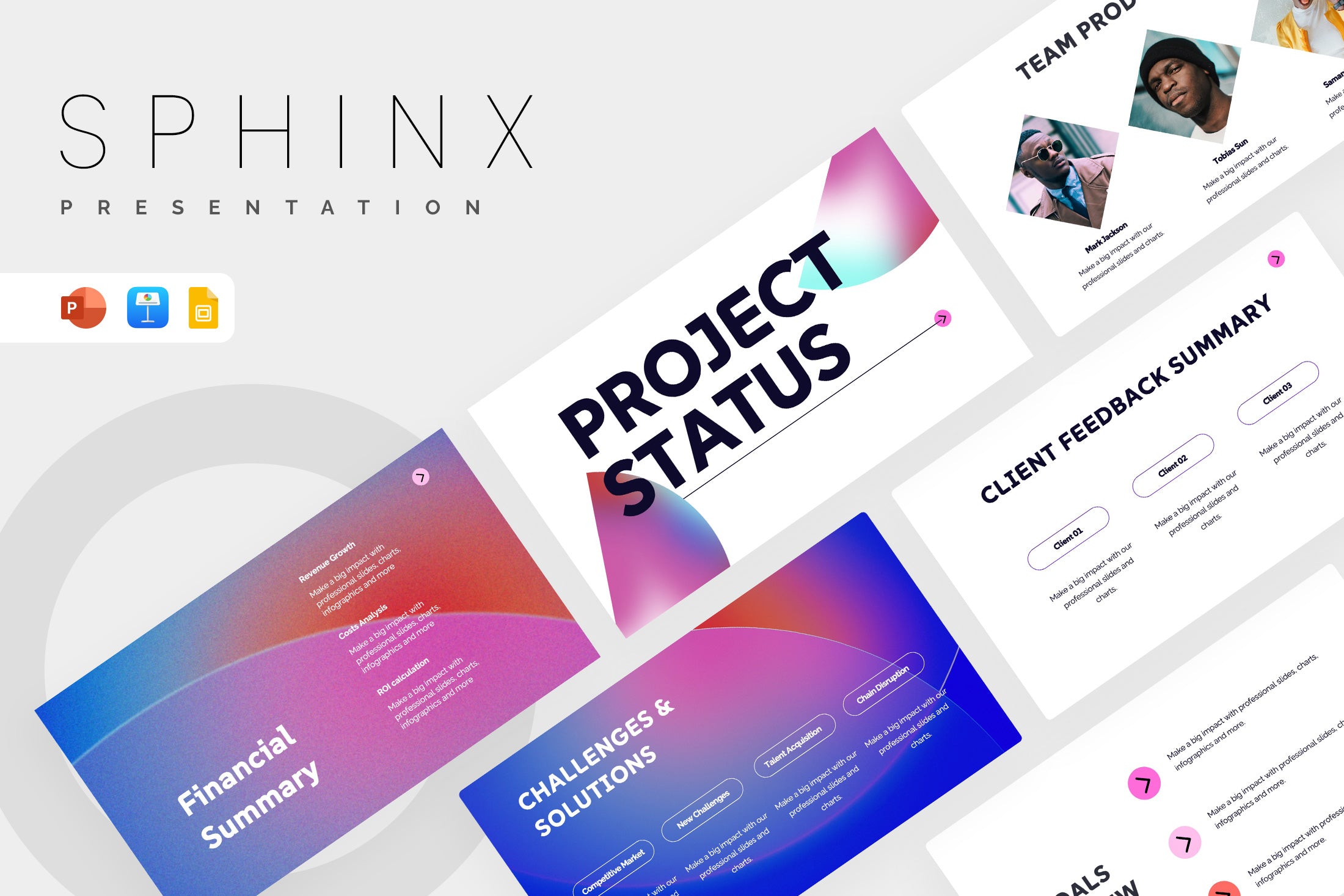 Sphinx Project Status Report Presentation – Slidewalla