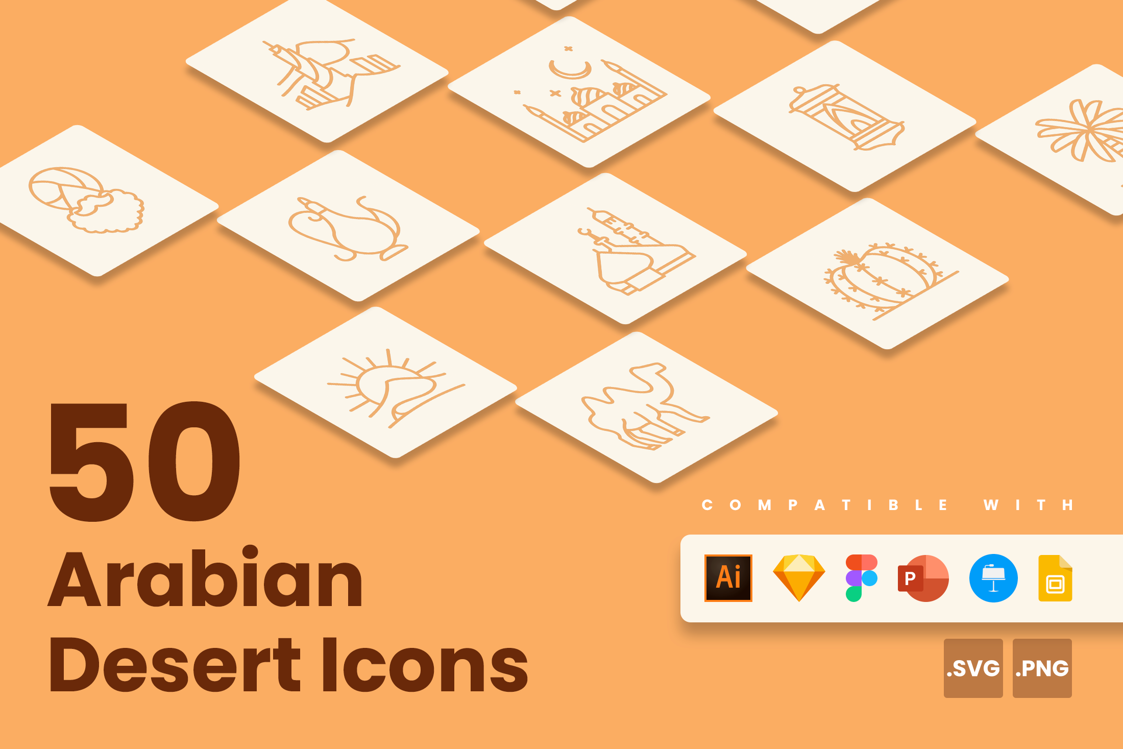 Arabian Desert Icons – Slidewalla
