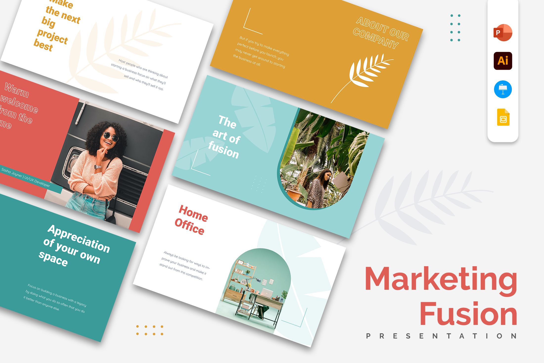 Marketing Fusion Presentation Templates – Slidewalla