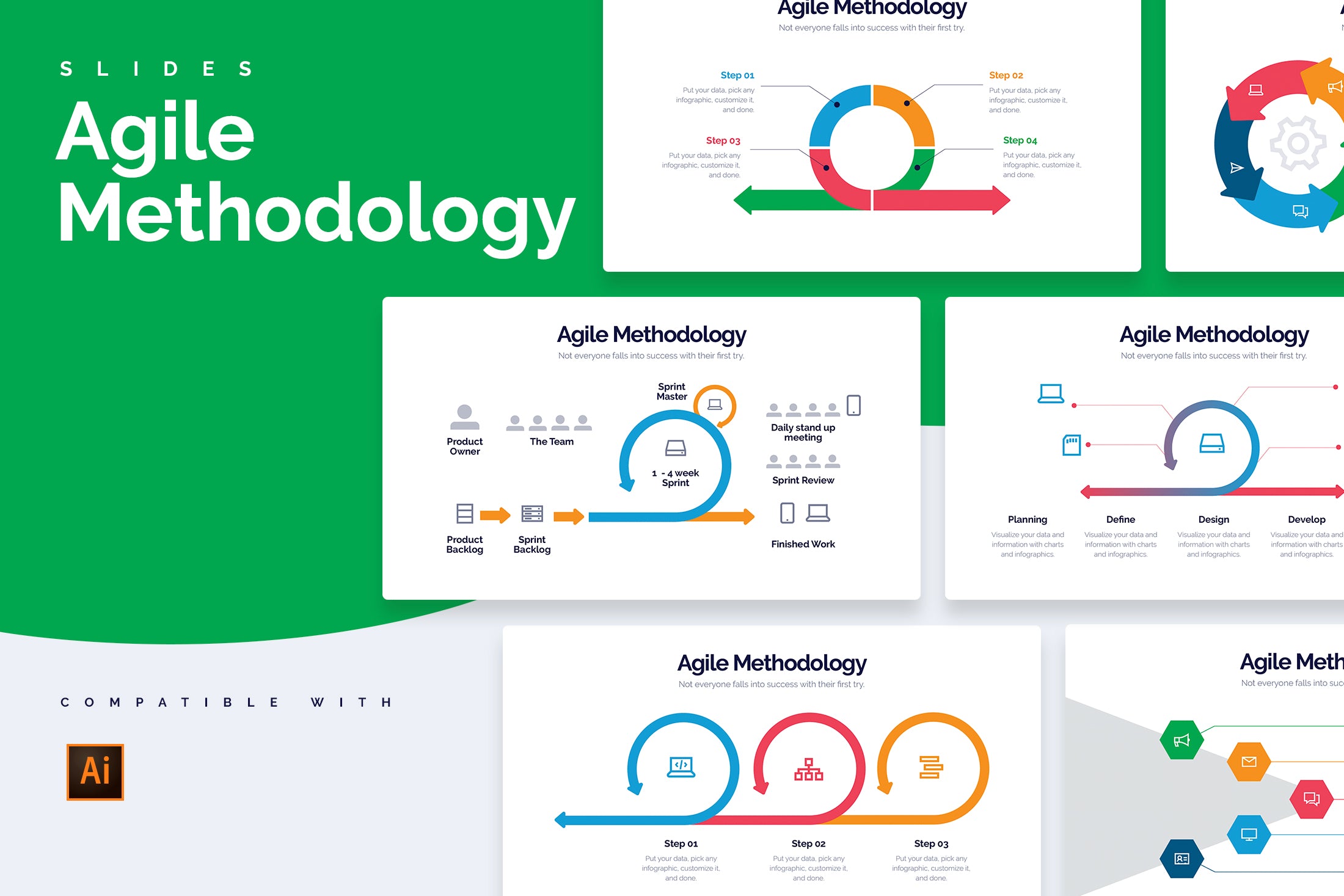Agile Methodology Illustrator – Slidewalla