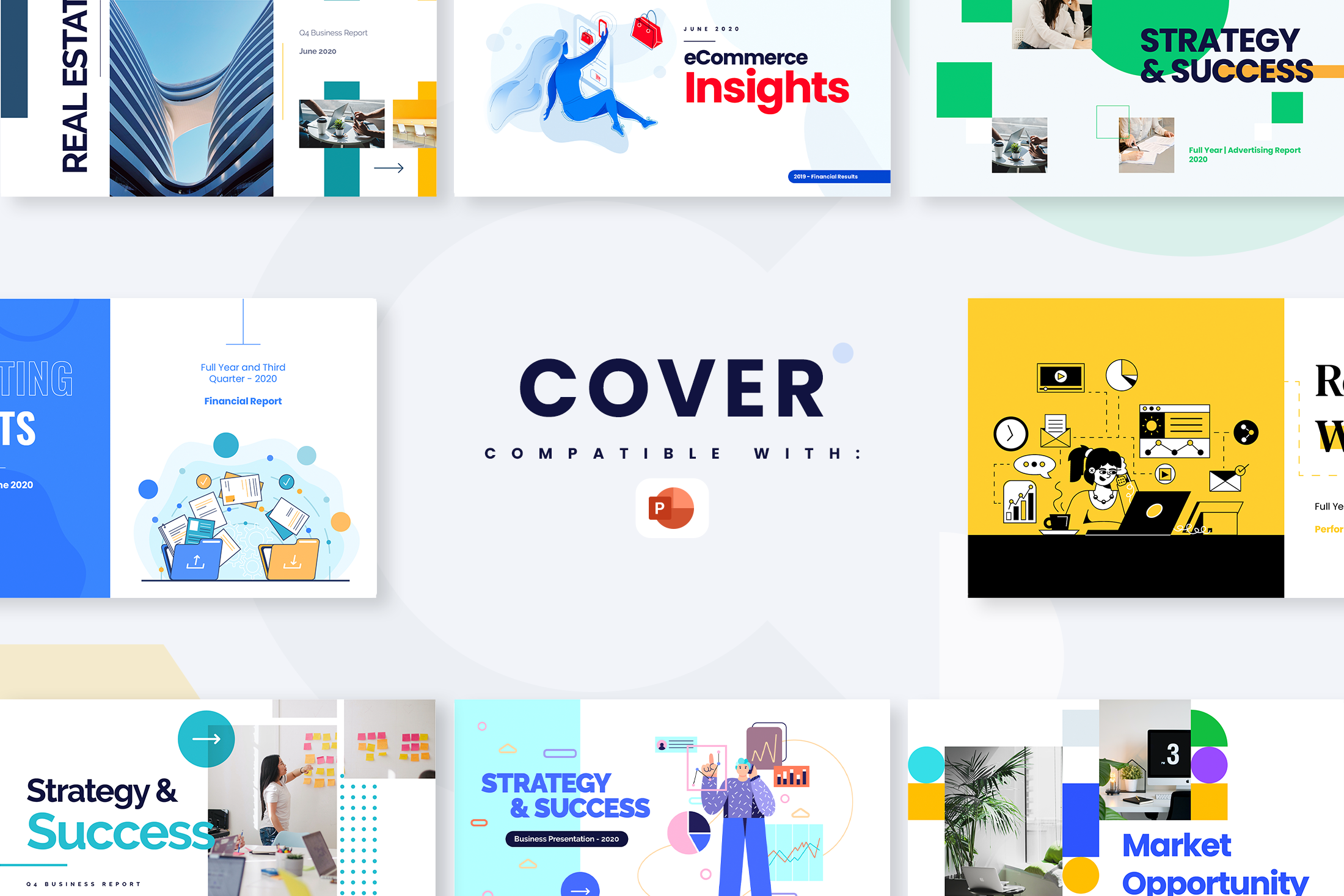 Cover Powerpoint Infographic Template – Slidewalla