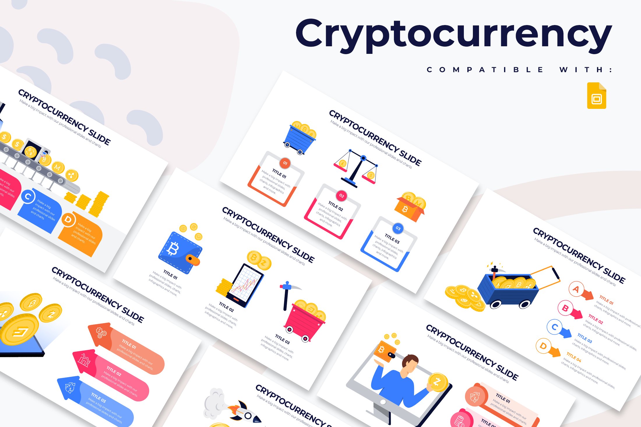 Cryptocurrency Google Slides Infographic Template – Slidewalla