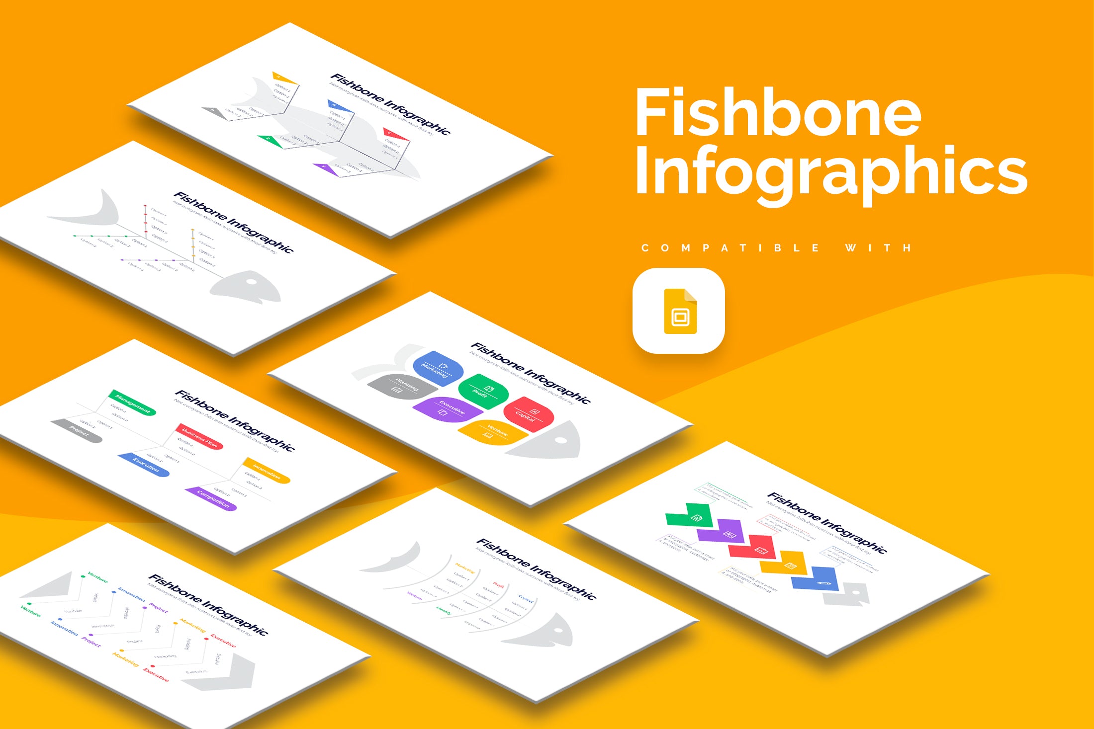 Fishbone Google Slides Infographics – Slidewalla