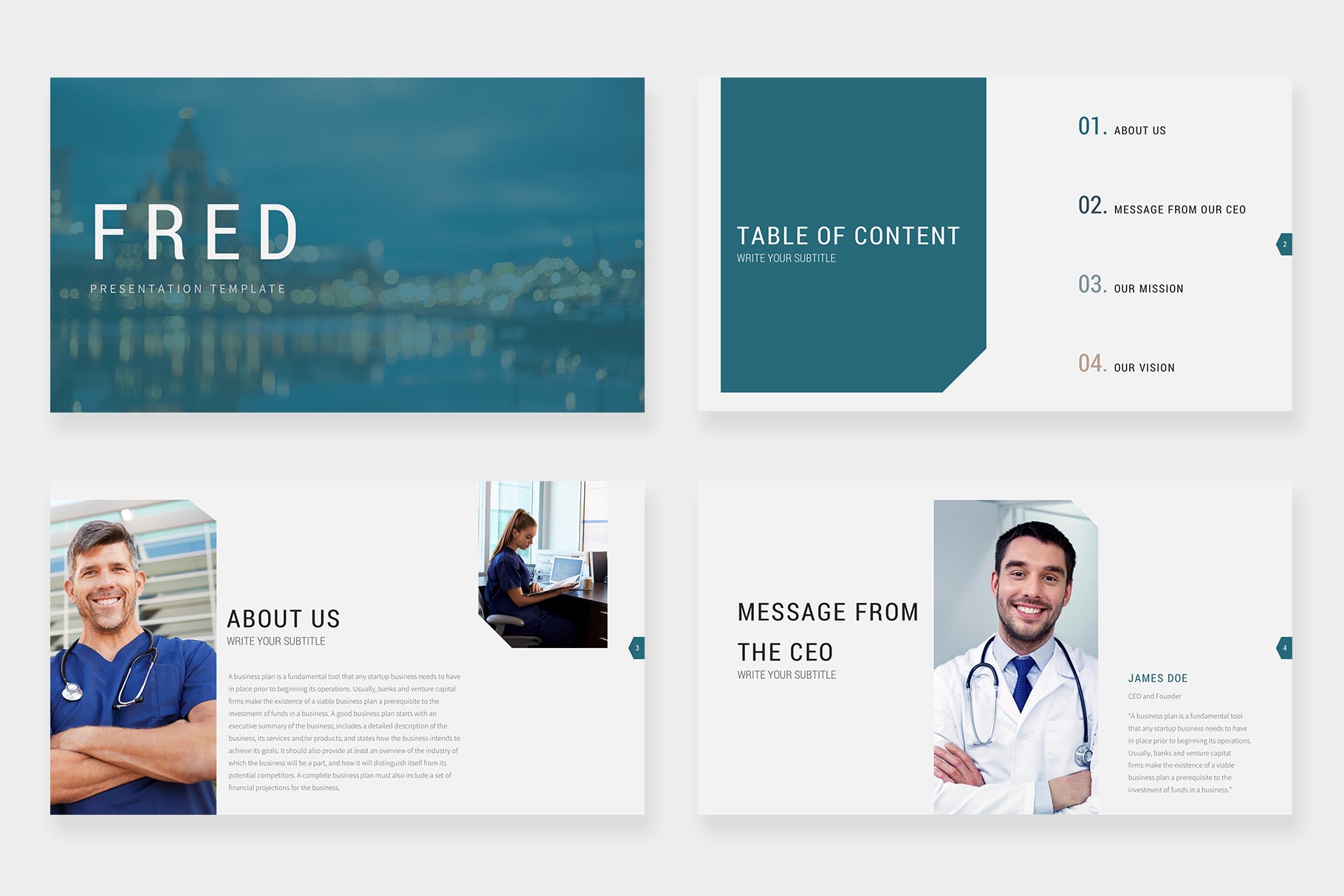 Fred Google Slides Template – Slidewalla