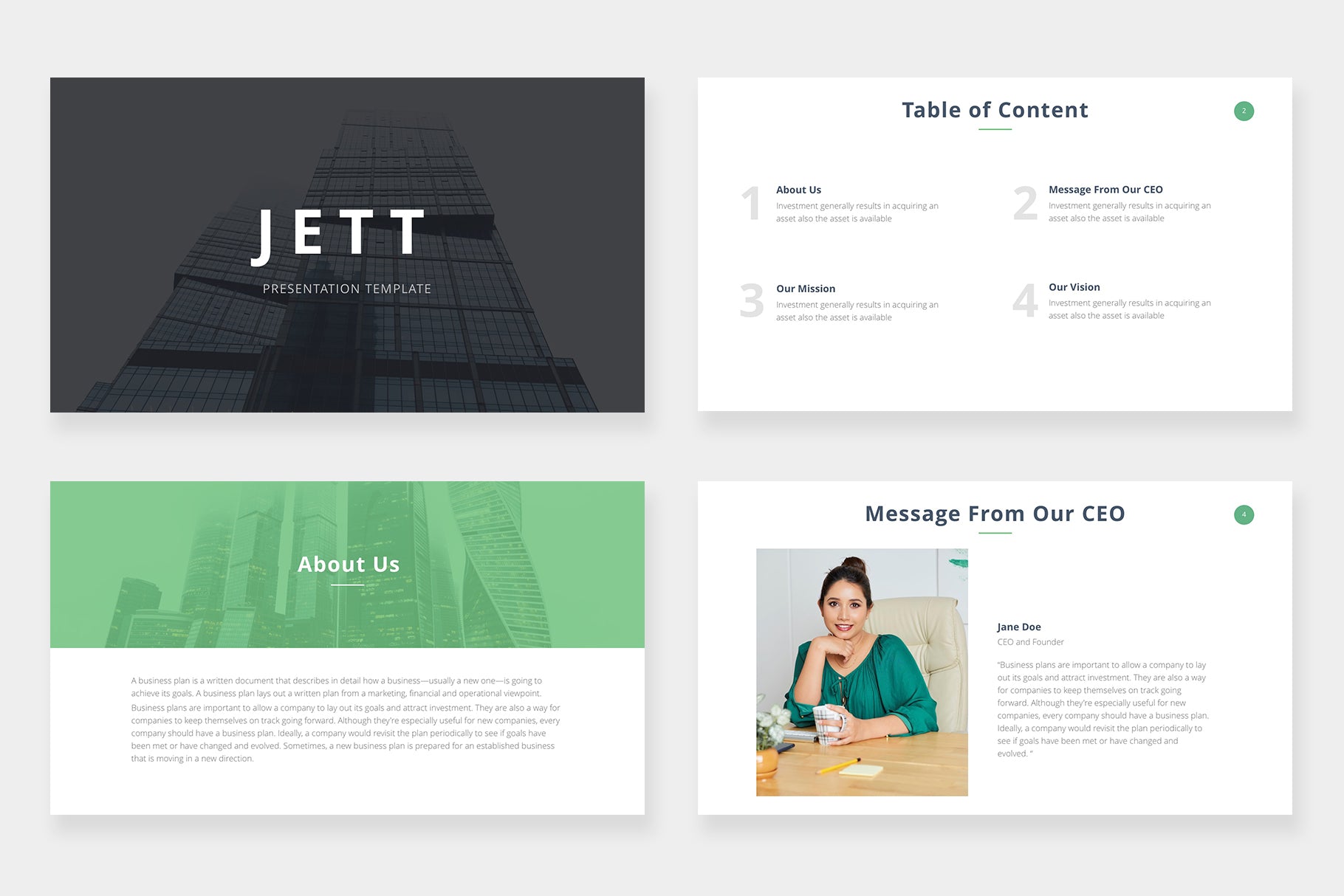 Jett PowerPoint Template – Slidewalla