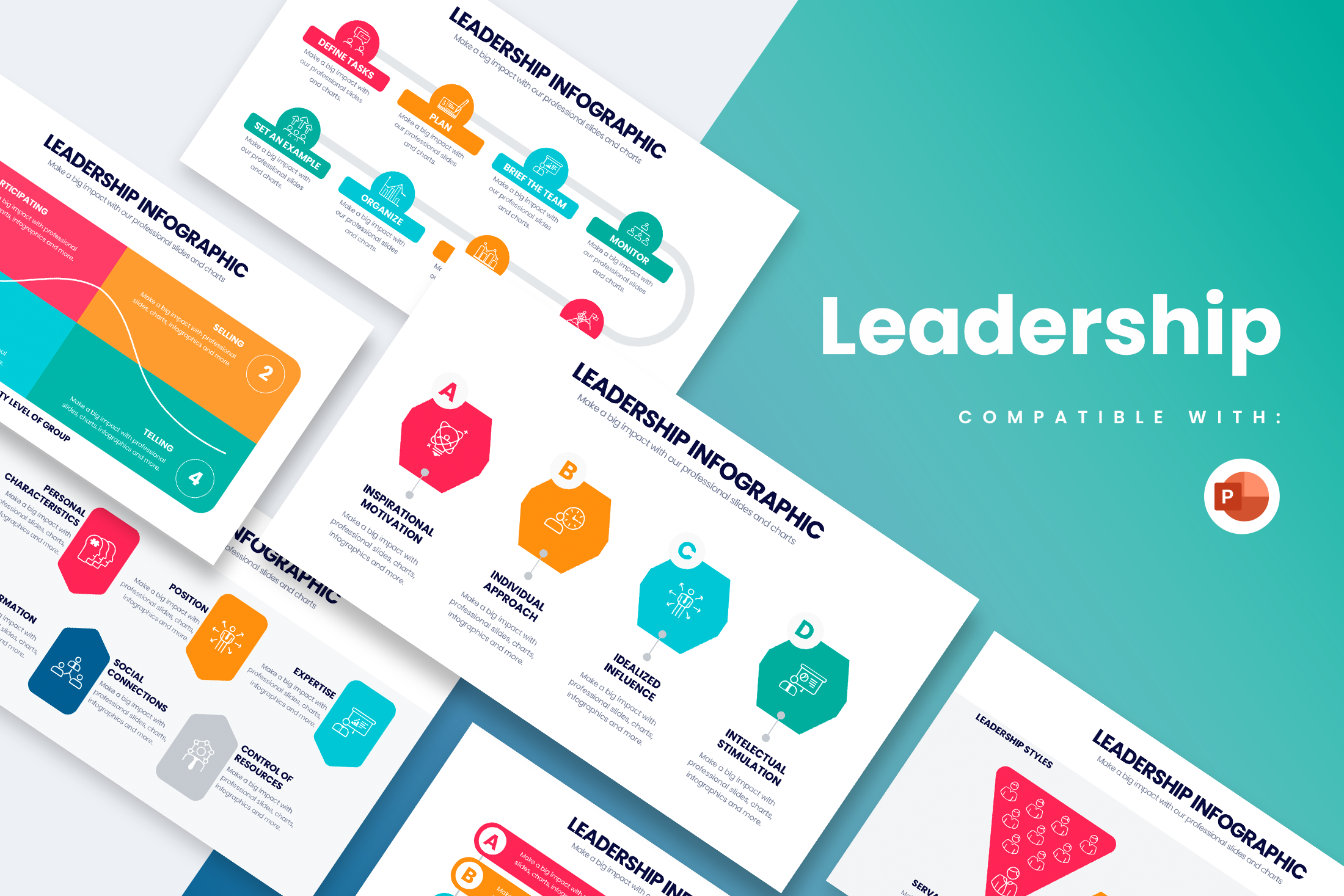 Leadership Powerpoint Infographic Template – Slidewalla