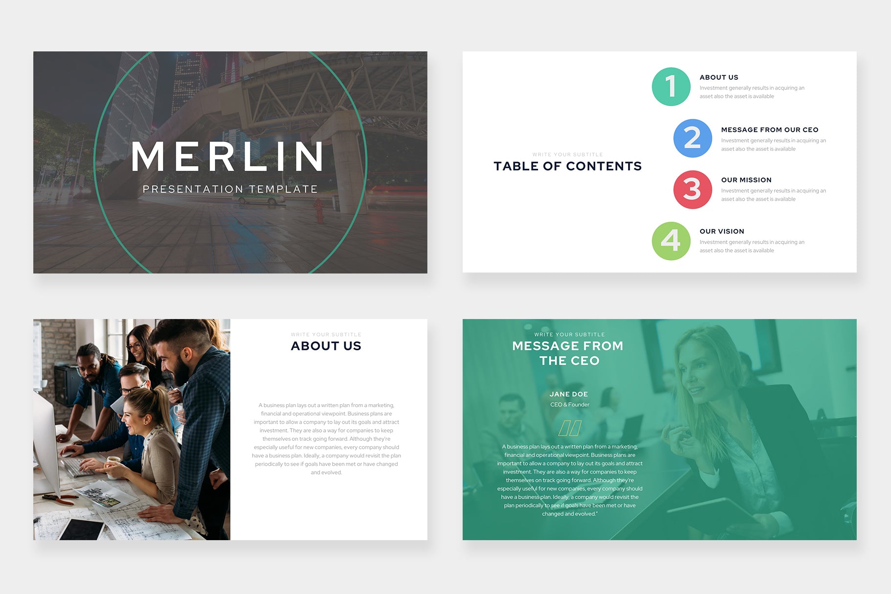 Merlin PowerPoint Template – Slidewalla