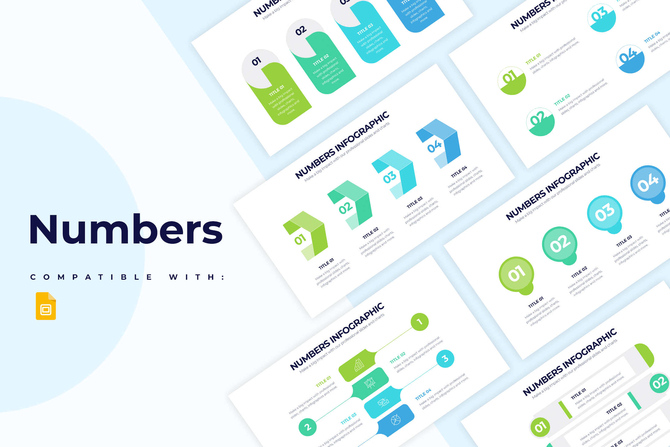 Numbers Google Slides Infographic Template – Slidewalla