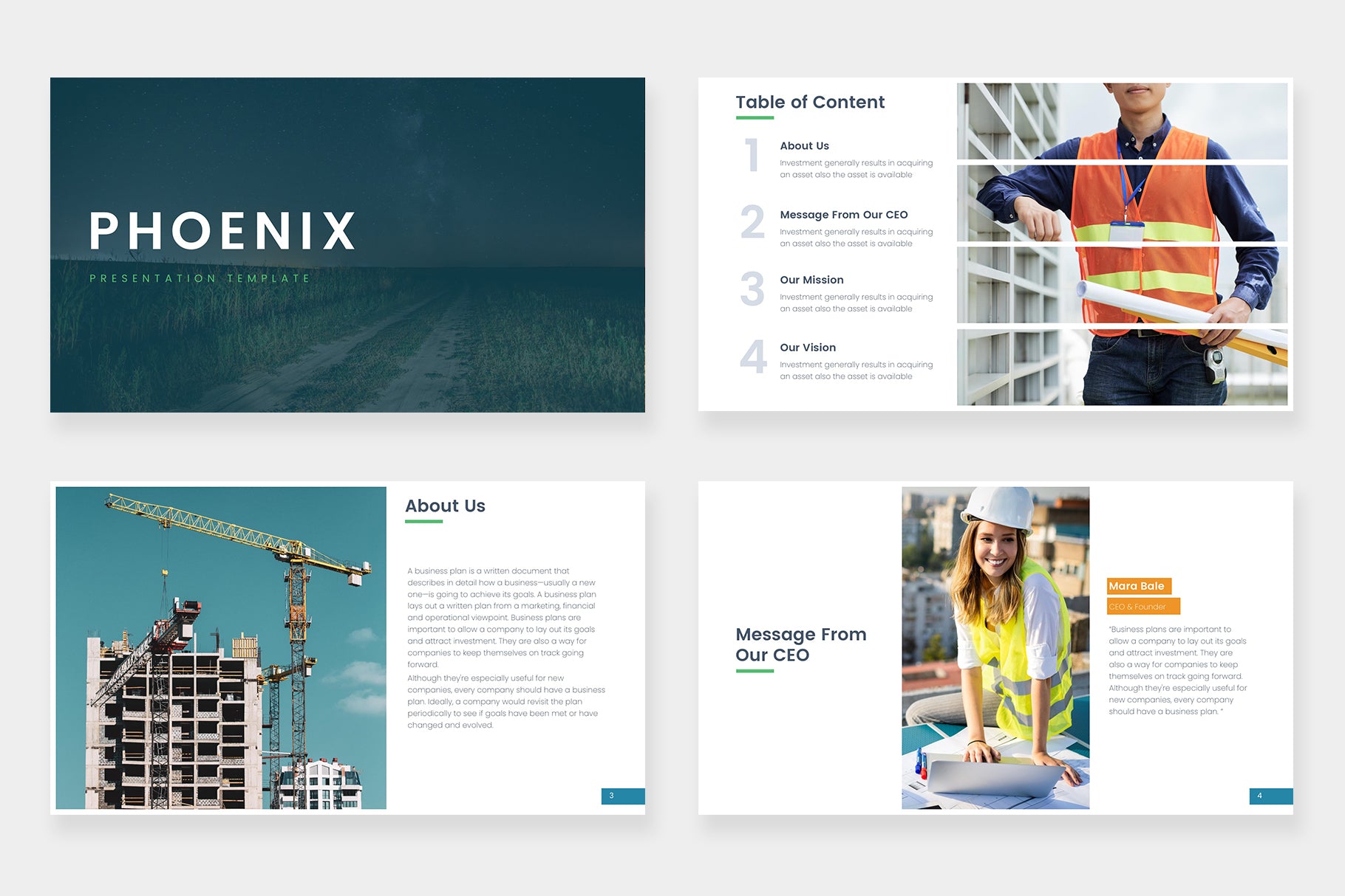 Phoenix PowerPoint Template – Slidewalla
