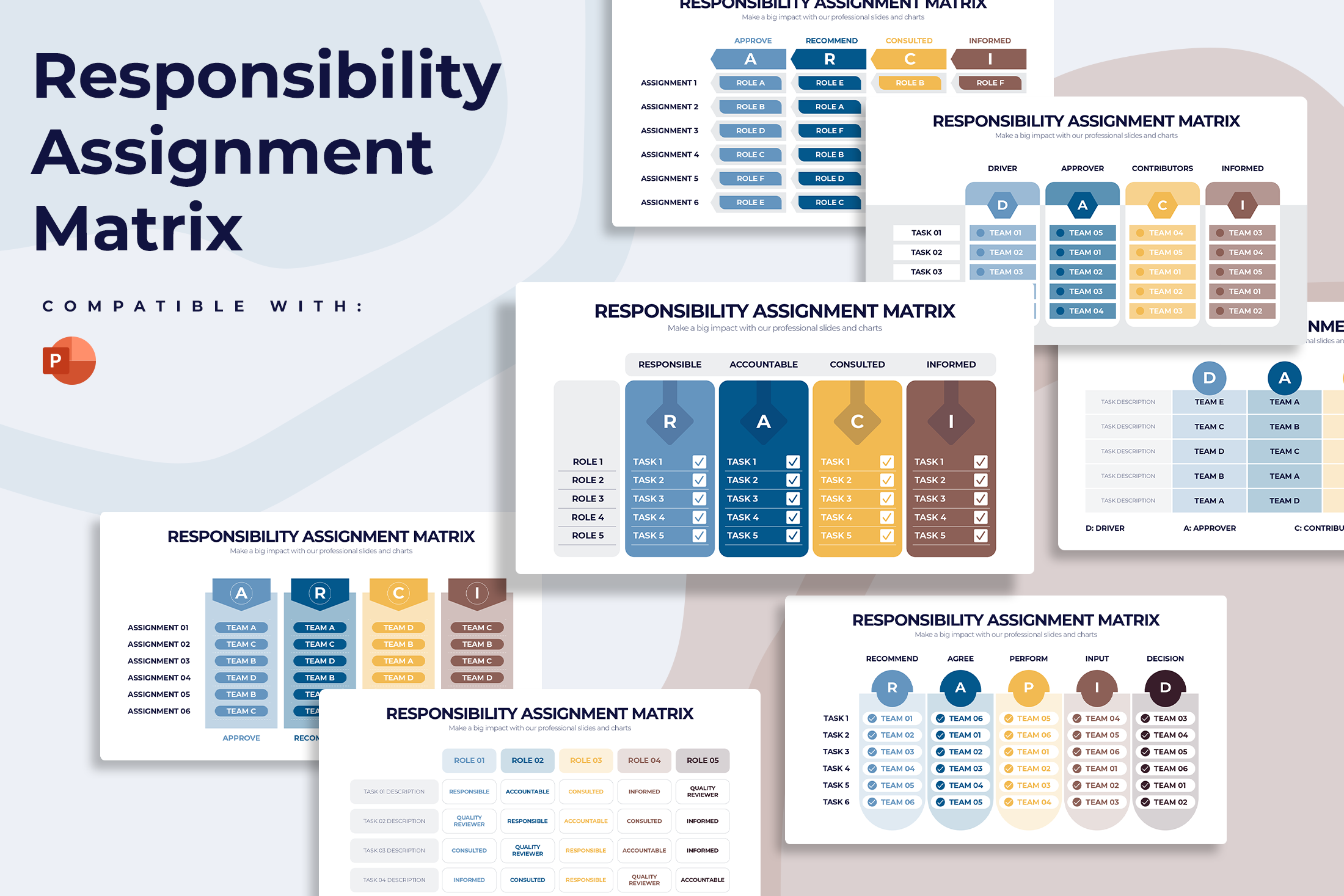 Responsibility Assignment Matrix Powerpoint Infographic Template ...