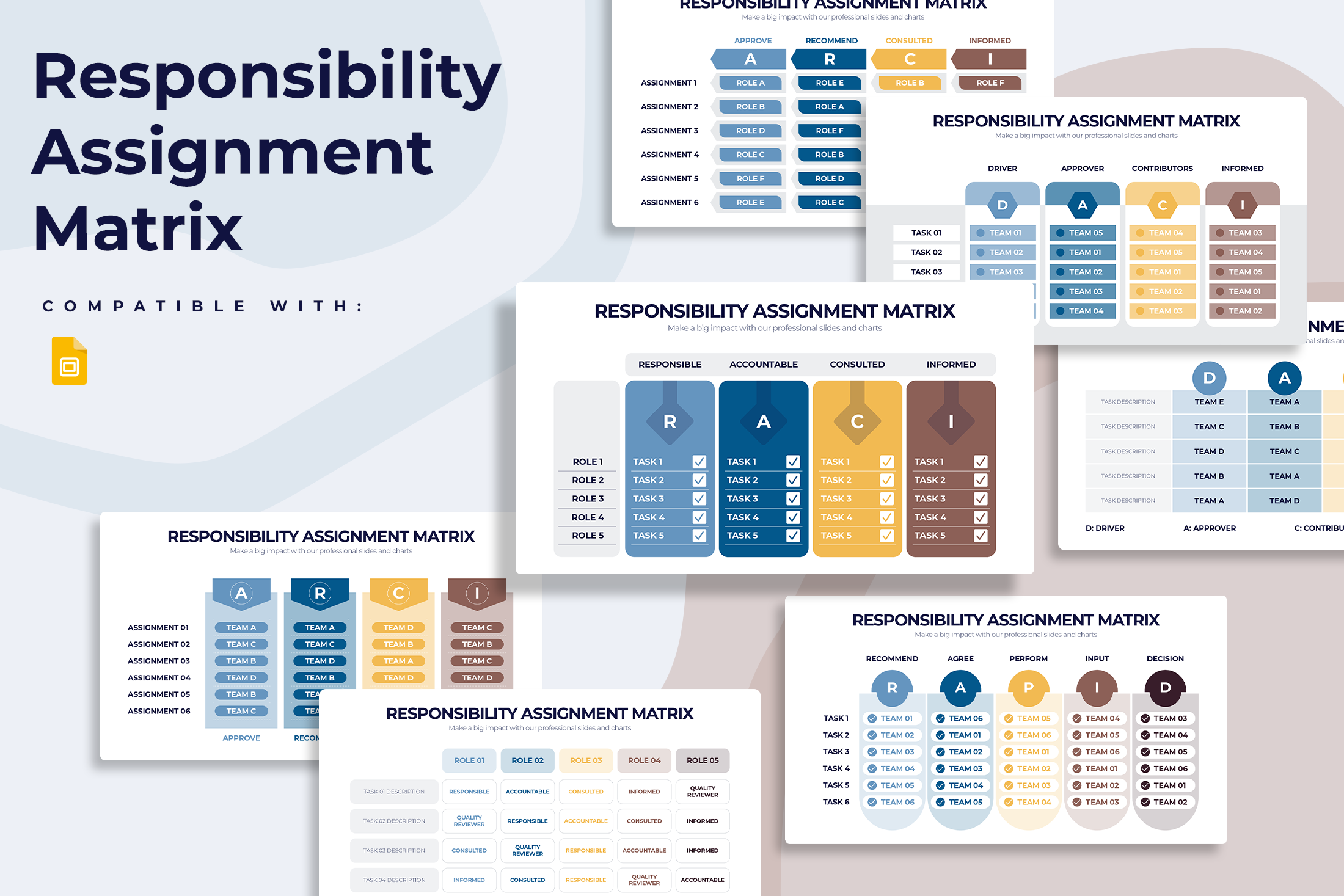 Responsibility Assignment Matrix Google Slides Infographic Template ...