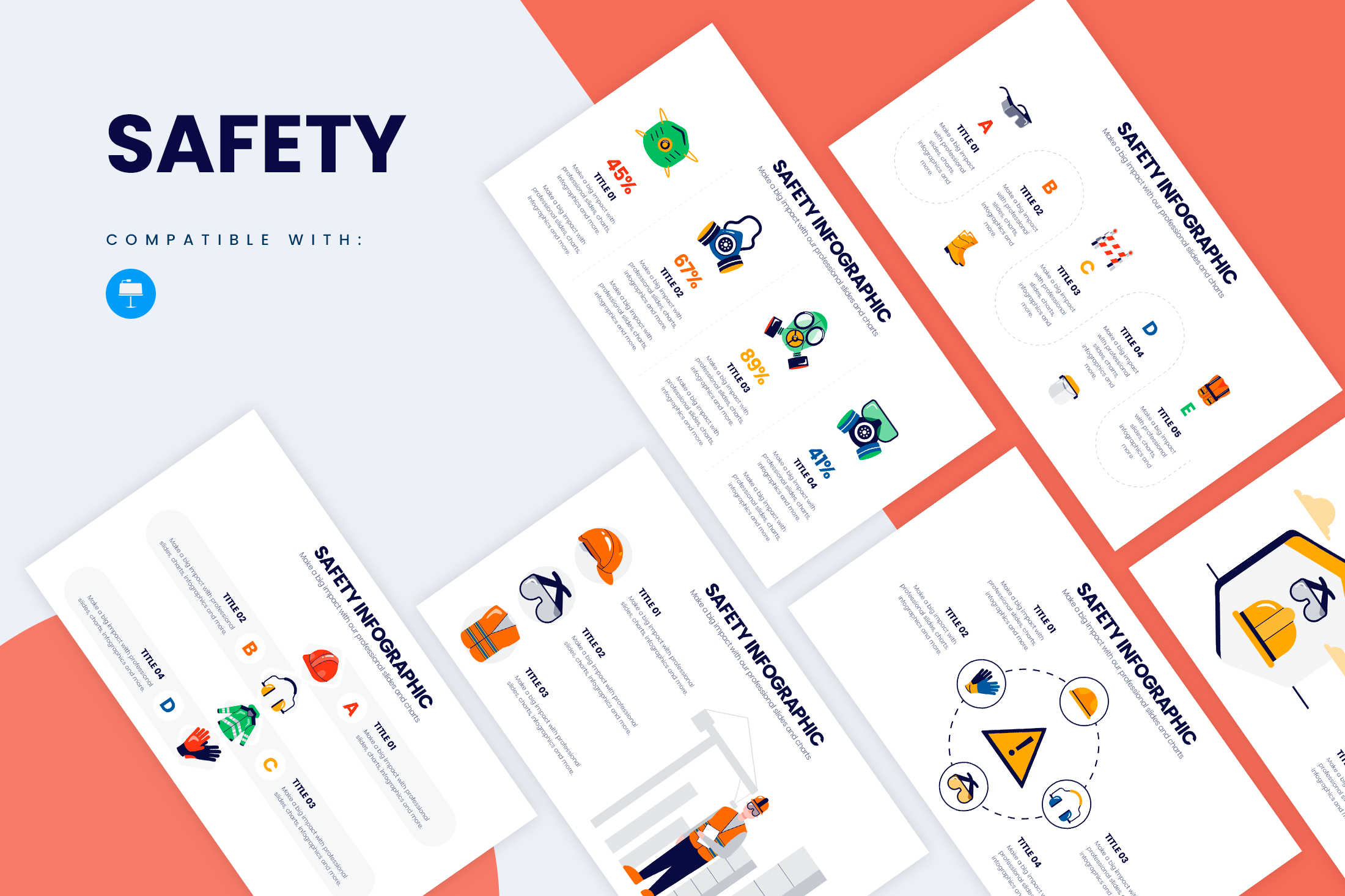 Safety Keynote Infographic Template – Slidewalla