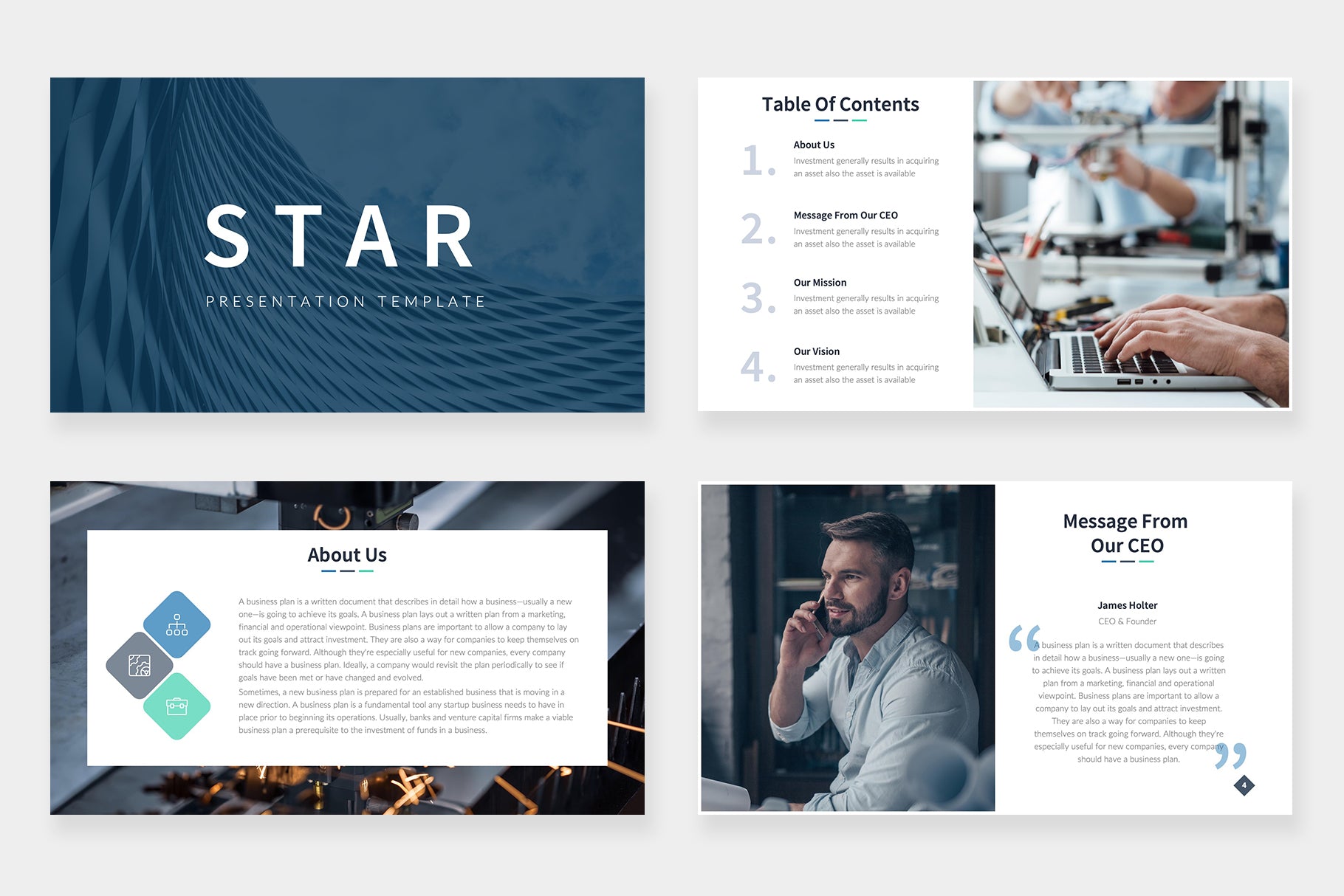 Star PowerPoint Template – Slidewalla