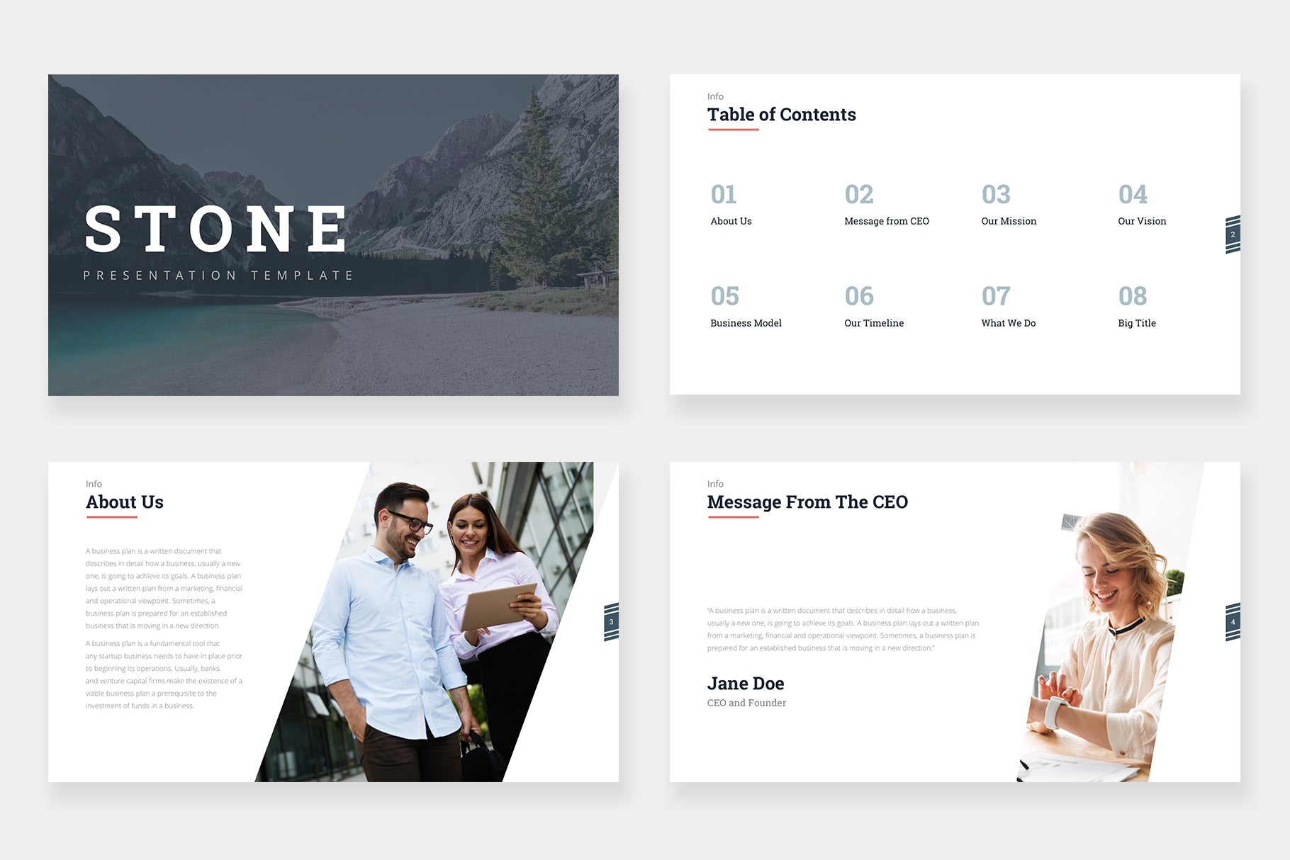 Stone Powerpoint Template – Slidewalla