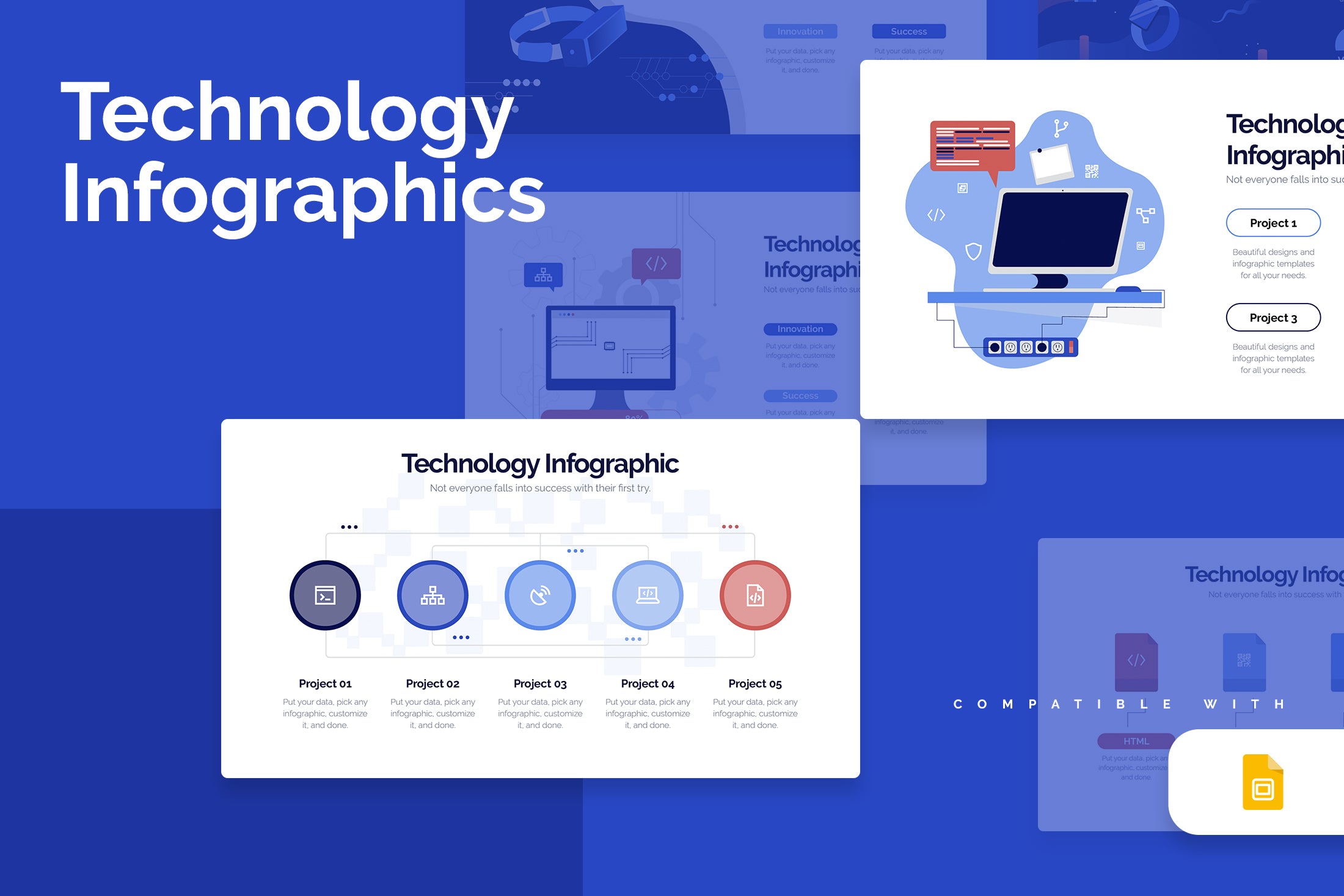 Technology Google Slides Infographics – Slidewalla