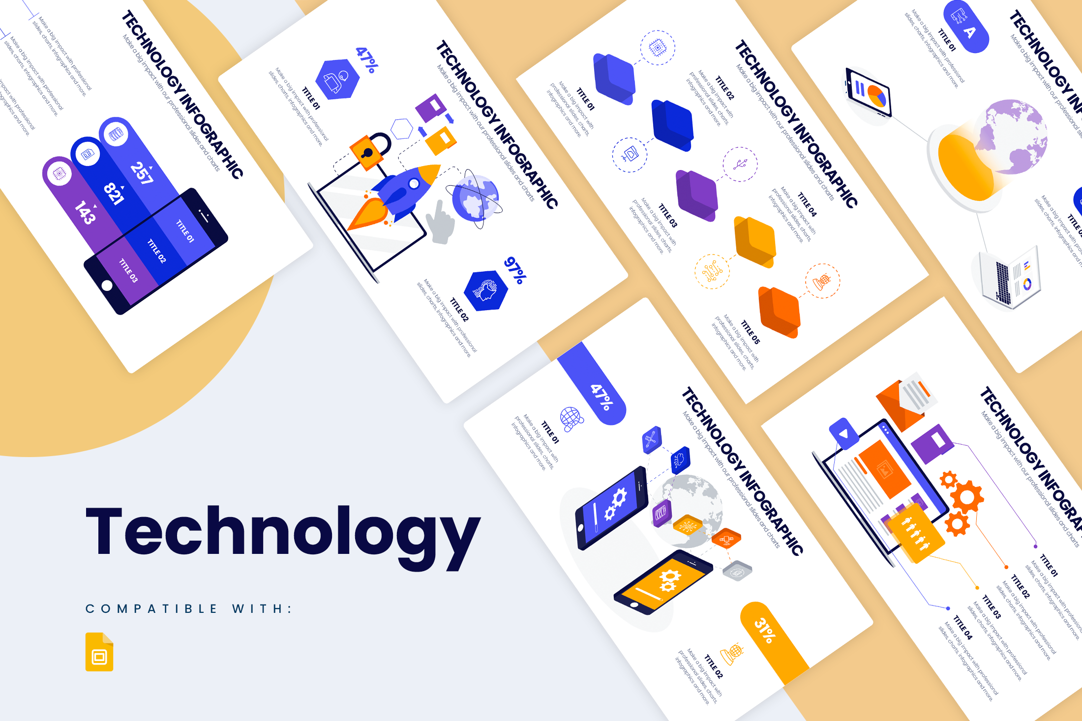 Technology Google Slides Infographic Template – Slidewalla