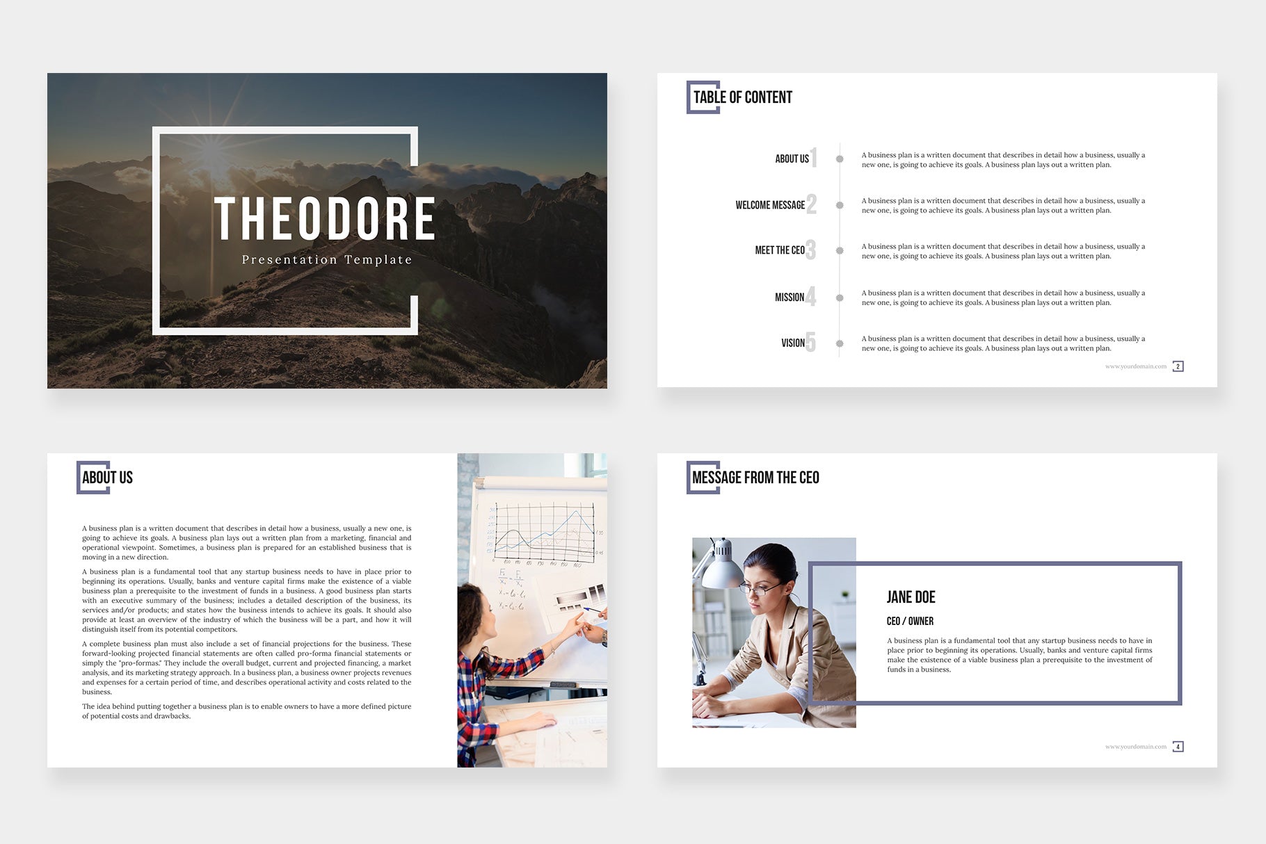 Theodore PowerPoint Template – Slidewalla