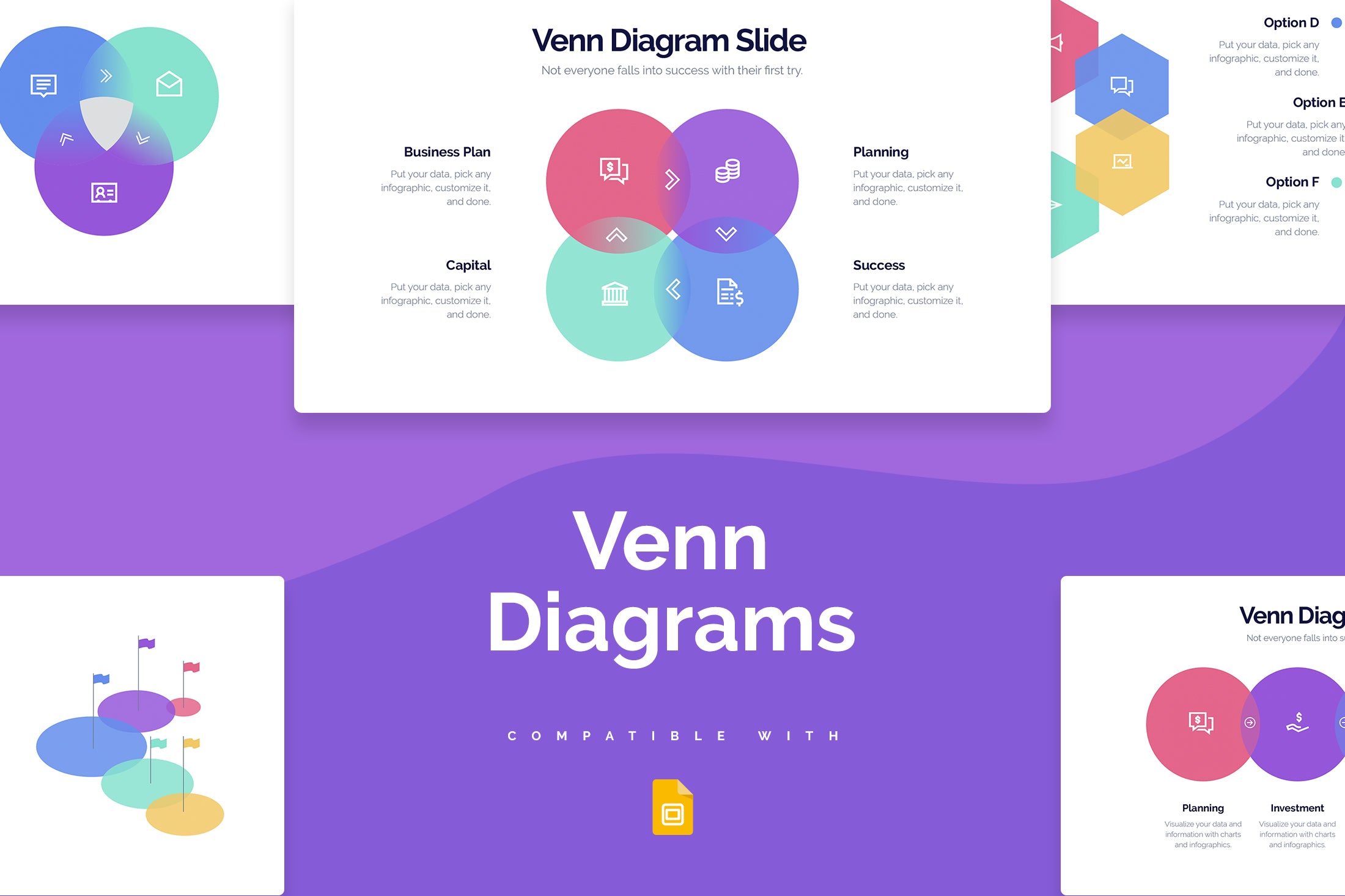 Venn Diagram Google Slides Infographics – Slidewalla